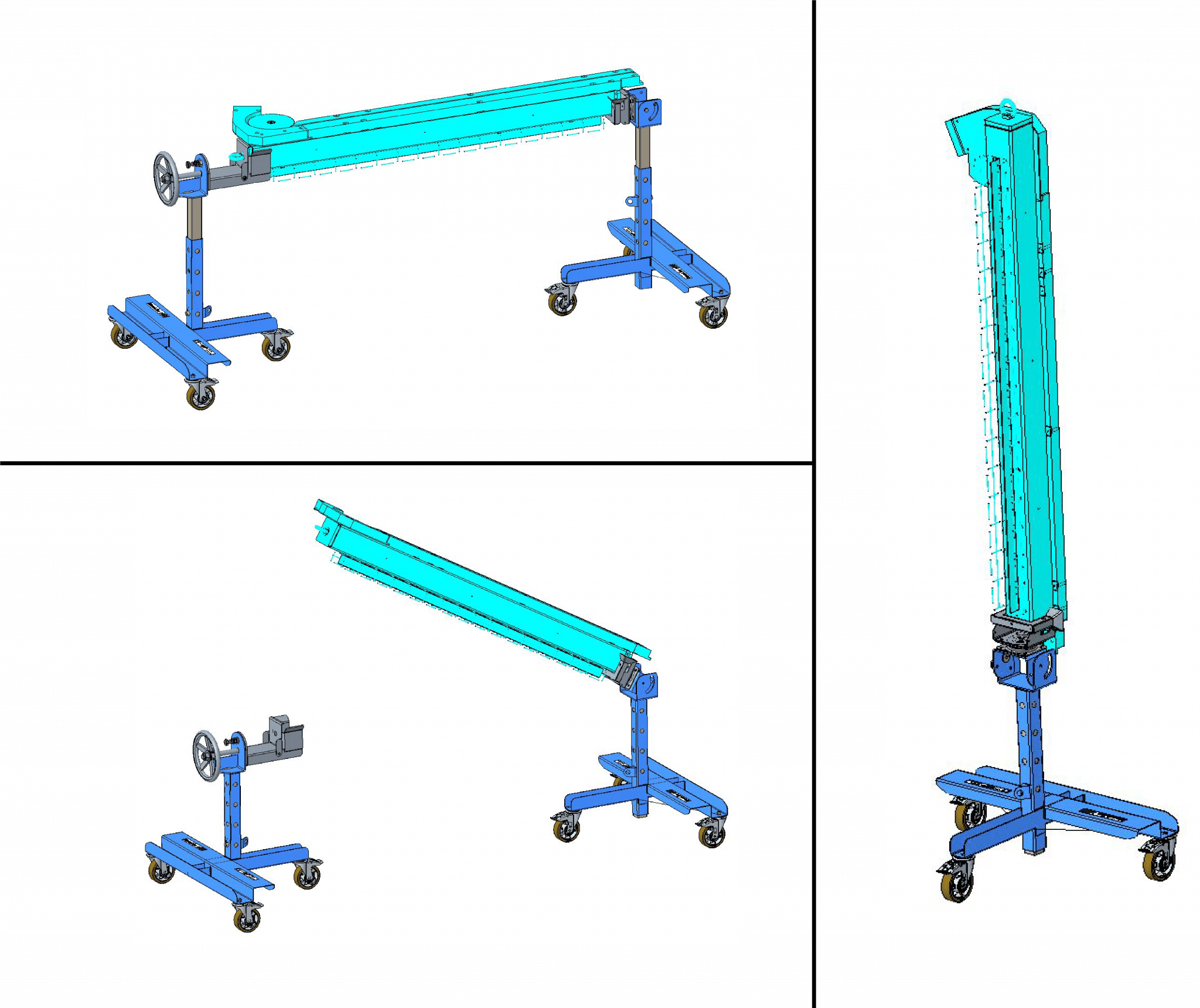 Mobile trestle: when handling pairs with industrial ergonomics - ManuLine