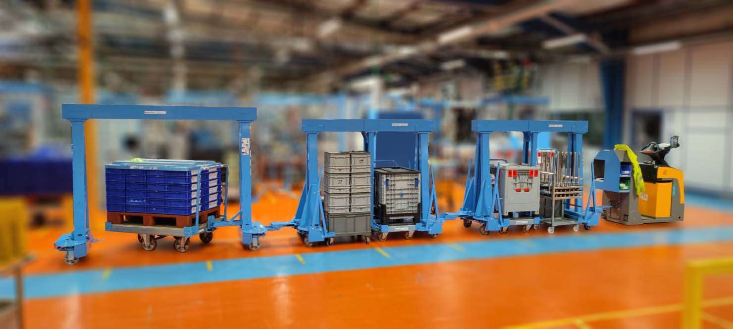 ManuLine tugger trains designed for optimum transportation of your ...