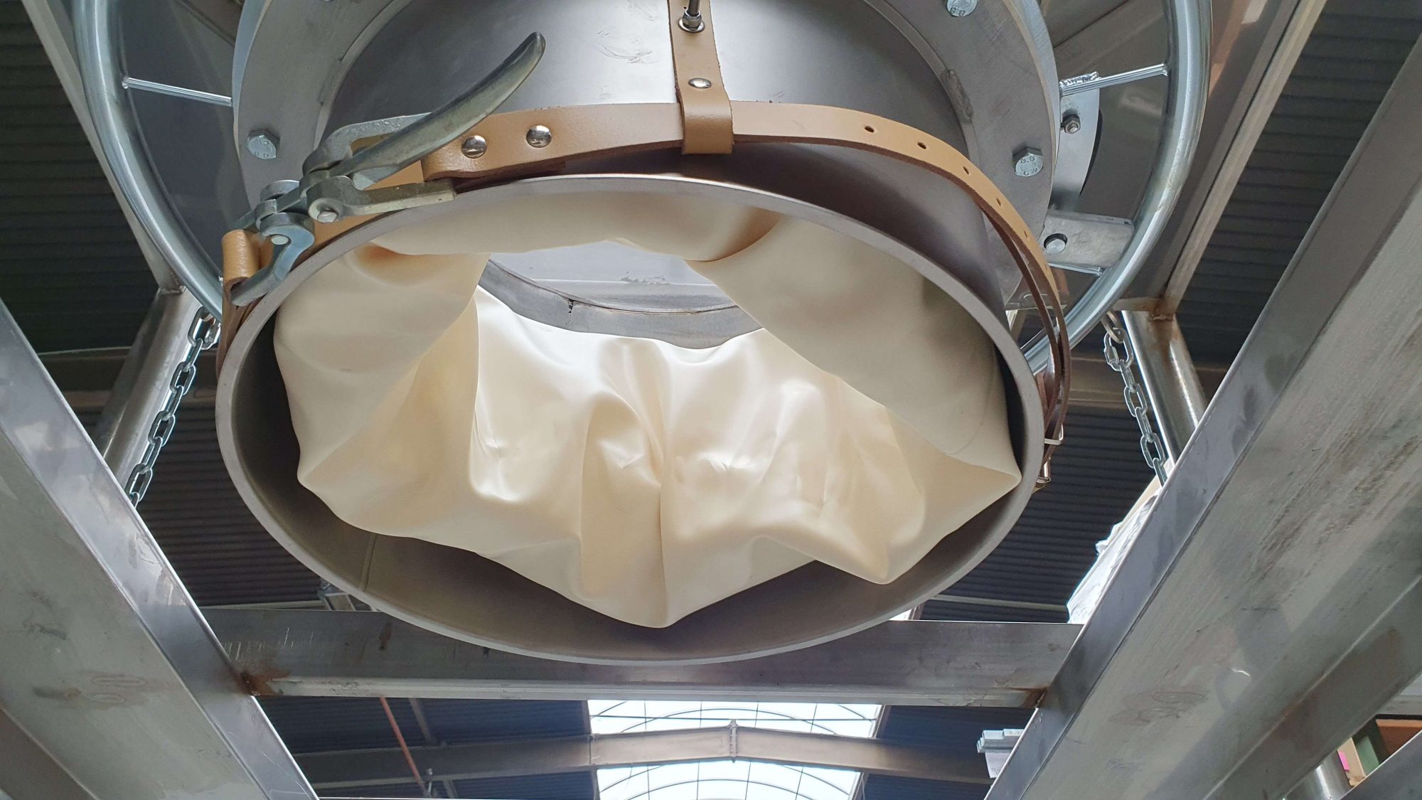 Station de vidange à vanne diaphragme dans l'agroalimentaire - ManuLine